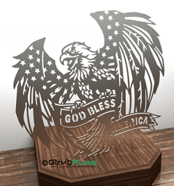 Flying Eagle CNC Plasma DXF Files (Unique Plasma DXF File)
