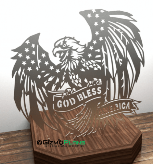 Flying Eagle CNC Plasma DXF Files (Unique Plasma DXF File)