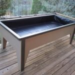 4' x 8' x 3'H Waist High Raised Planter Box Plans