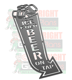 Beer On Tap DXF Files for CNC plasma cutting (Instant Download)