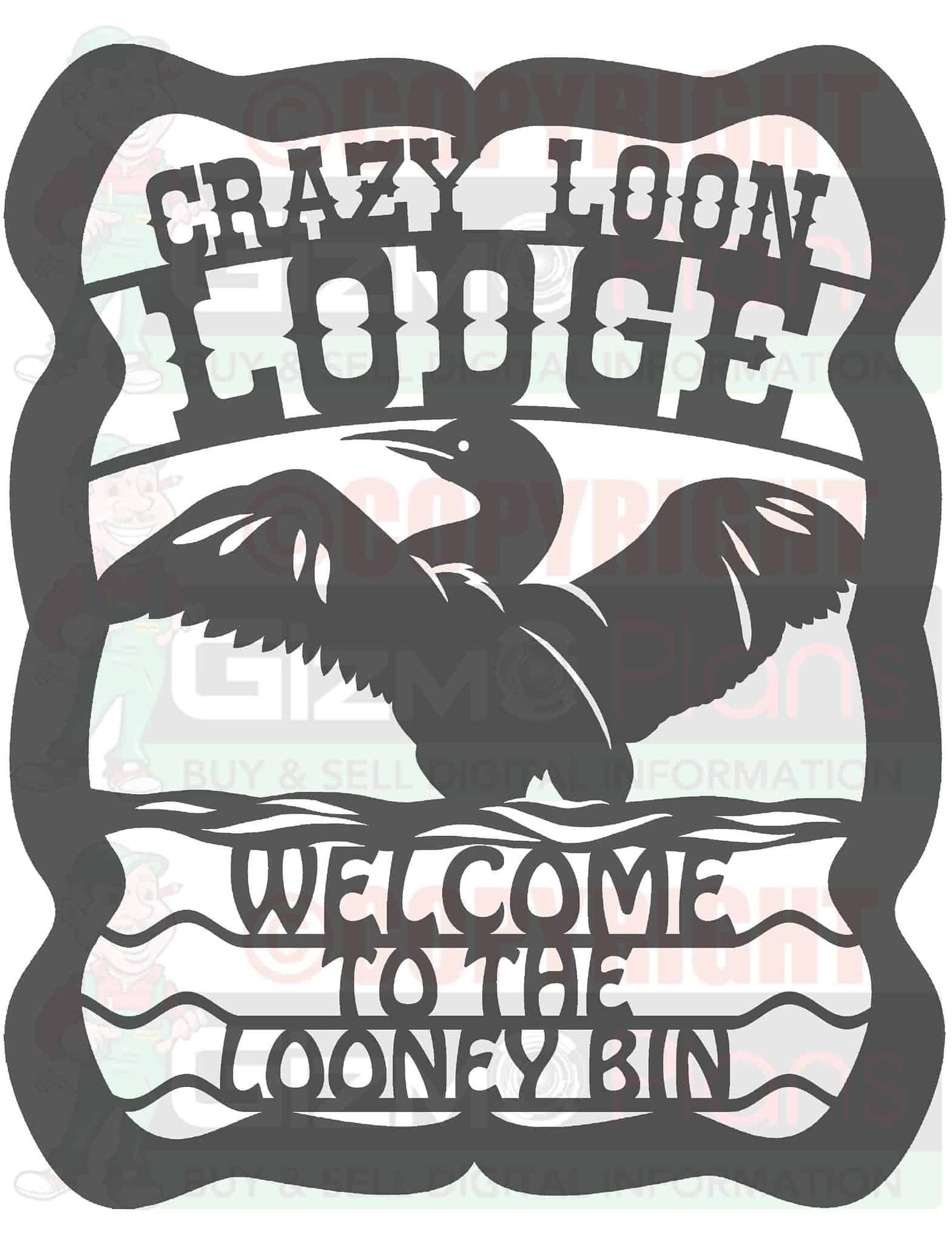 Crazy Loon DXF File