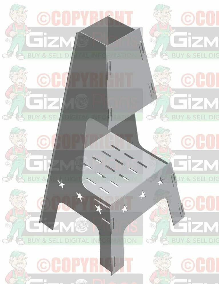Chiminea CNC Plasma Fire Pit Plans (No Welding)
