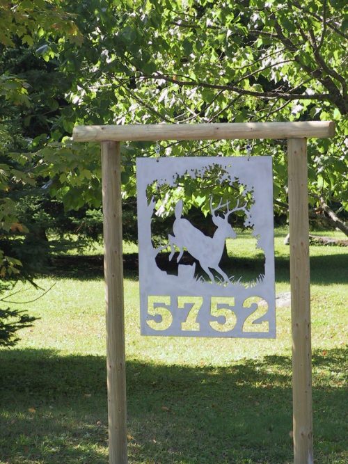 Residential Sign Plasma Cut Designs (4 Projects Included)
