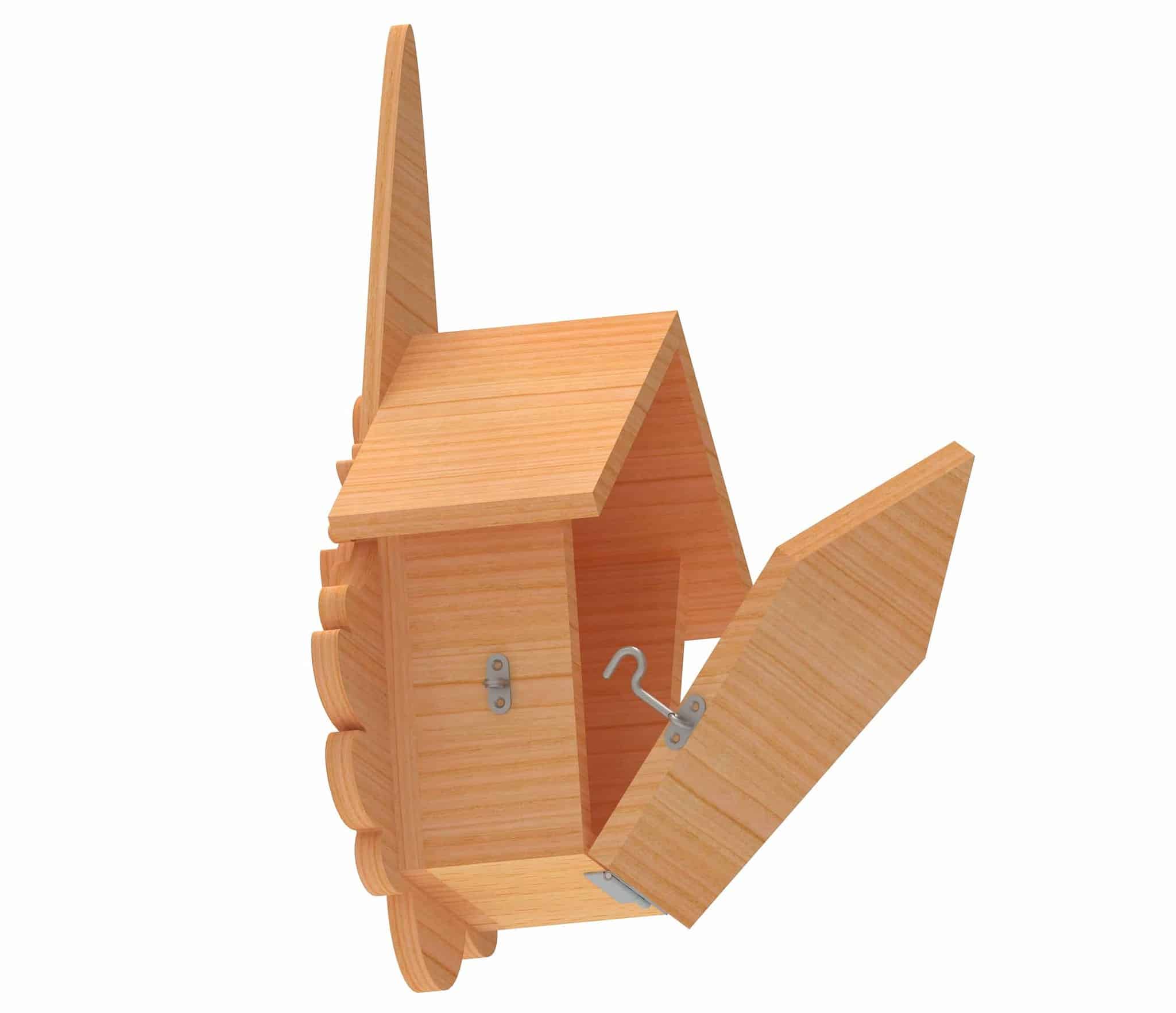 Wizard Birdhouse Plans, Patterns and CNC Router DXF Files
