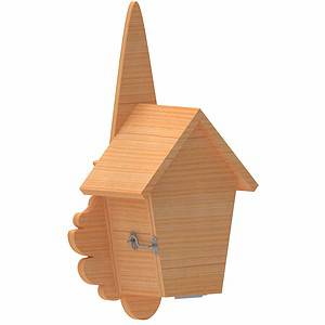 Wizard Birdhouse Plans, Patterns and CNC Router DXF Files